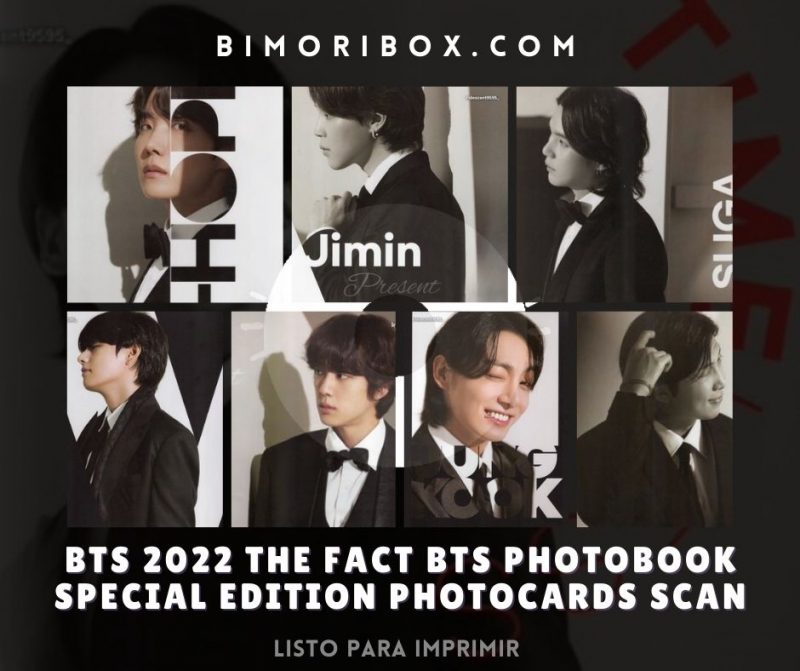 BTS 2022 THE FACT BTS SPECIAL EDITION PHOTOCARDS SCAN