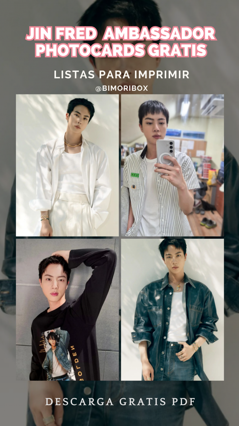 JIN FRED AMBASSADOR PHOTOCARDS GRATIS